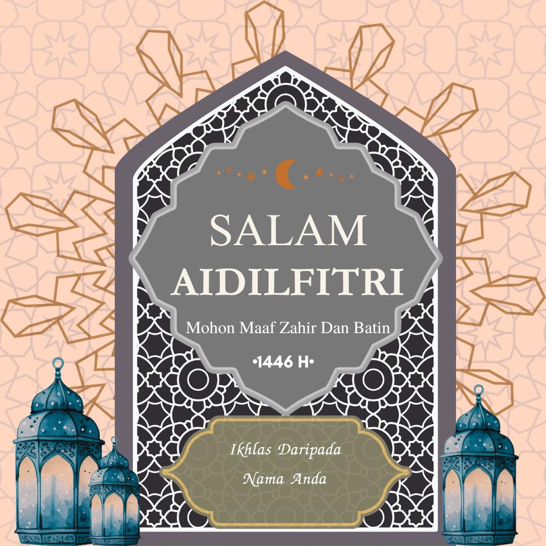 Poster Raya Template Customizable Easy to Edit the Images, Fonts ...