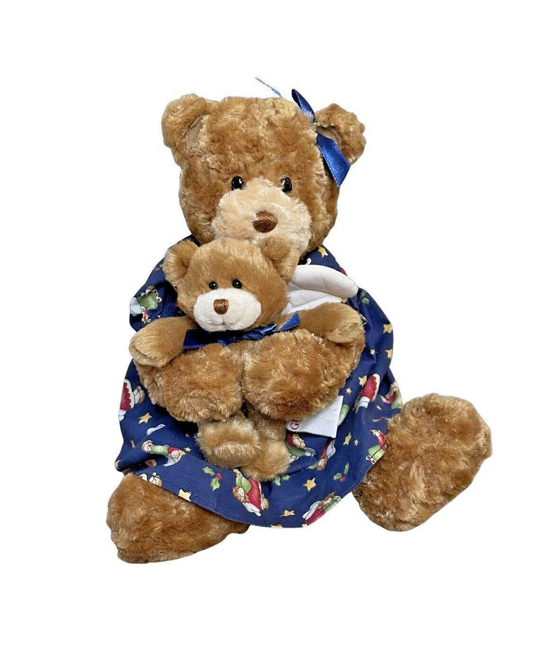 Gund Bridget Bear Stuffed Animal Plush Angel Dress Christmas Brown ...