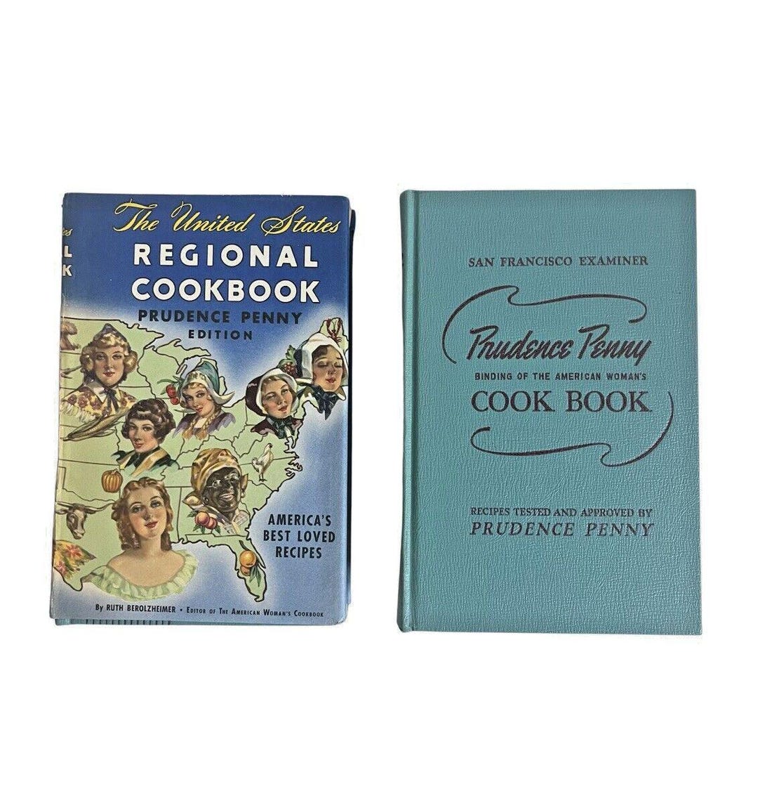 Prudence Penny American Womans Cookbook Regional Cookbook Pair Vintage ...