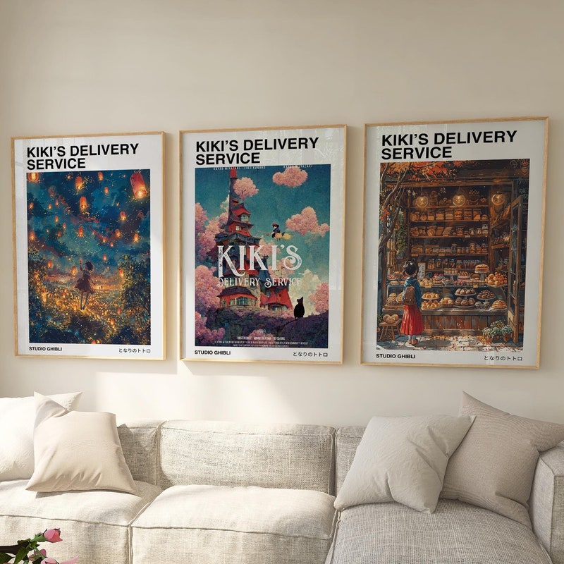 Studio Ghibli Poster - Etsy