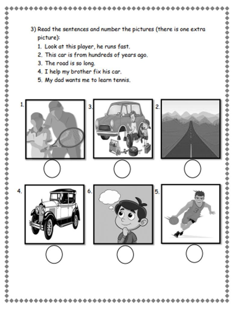 Set 1: A1 English Vocabulary Worksheets | ESL & EFL Band 1 Word ...