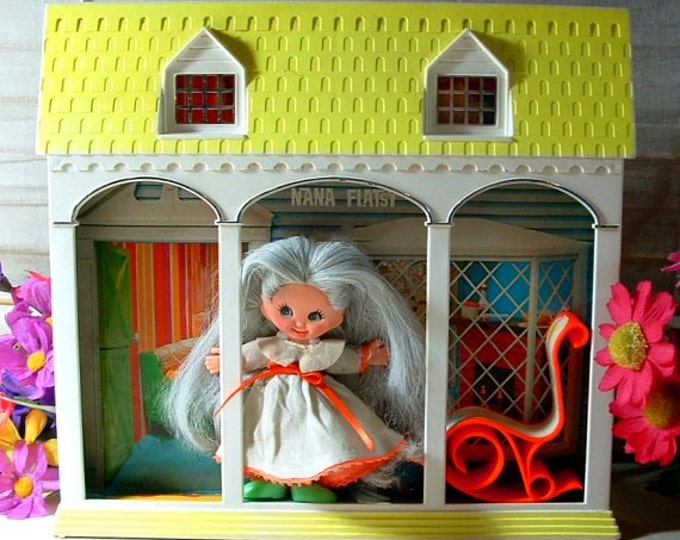 1969 Framed Retro NANA FLATSY Doll Ideal Vintage original Outfit ...