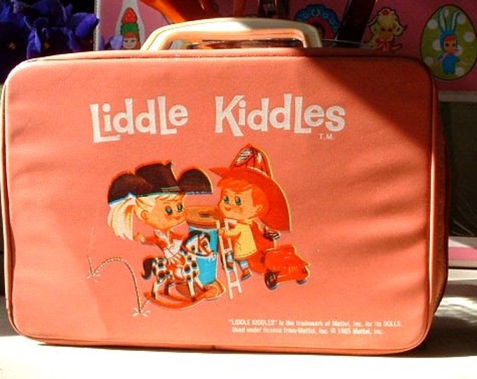 1965 Vintage LIDDLE KIDDLES Pink Carrying Case Bag 47 Year - Etsy