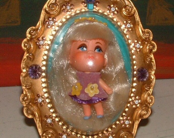 Free Shipping RETRO Liddle Kiddles "lucky Locket Kiddle" LILAC Kiddle ...