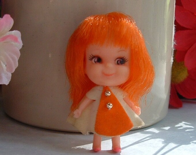 RARE Knock off Liddle Kiddle With Mod Dress - 2 Inch Doll - in Great ...