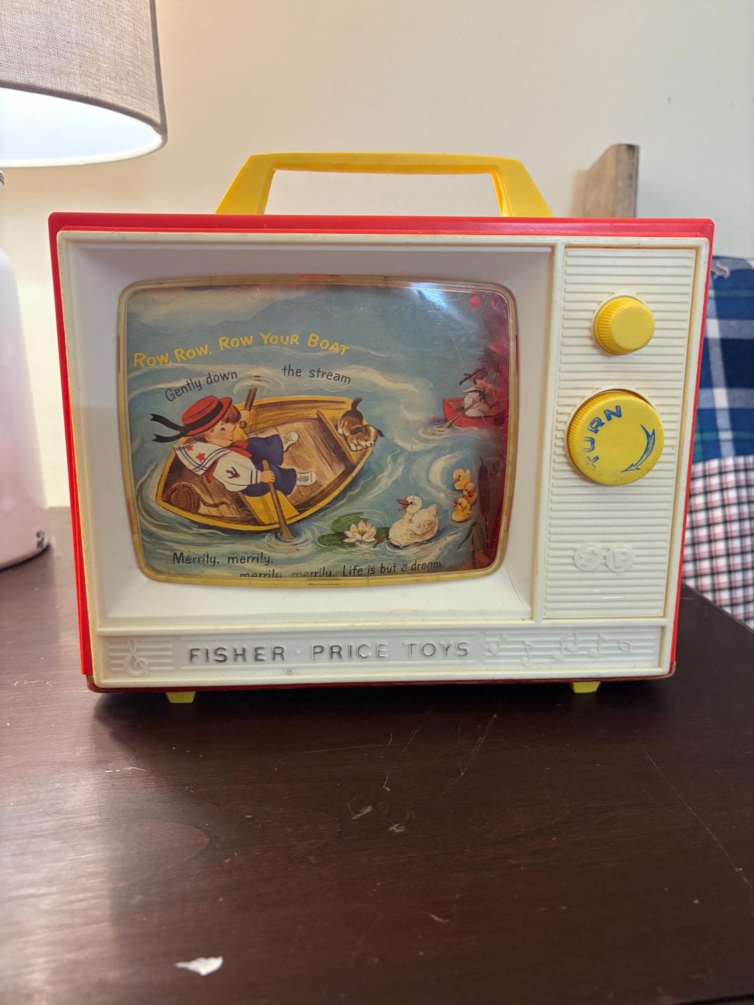 Vintage Fisher-price Giant Screen Music Box TV - Etsy