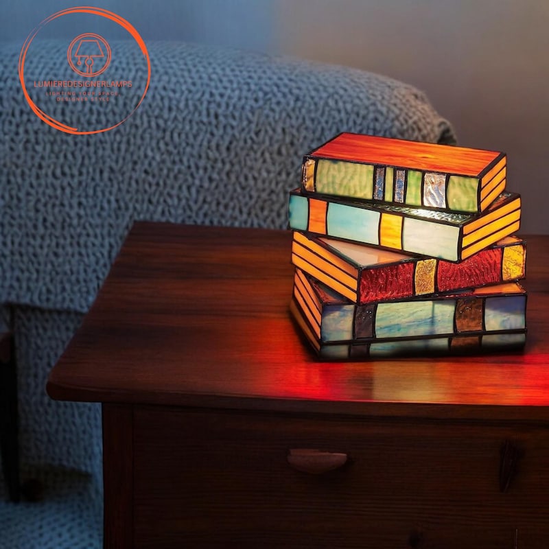 Book Lamp - Etsy