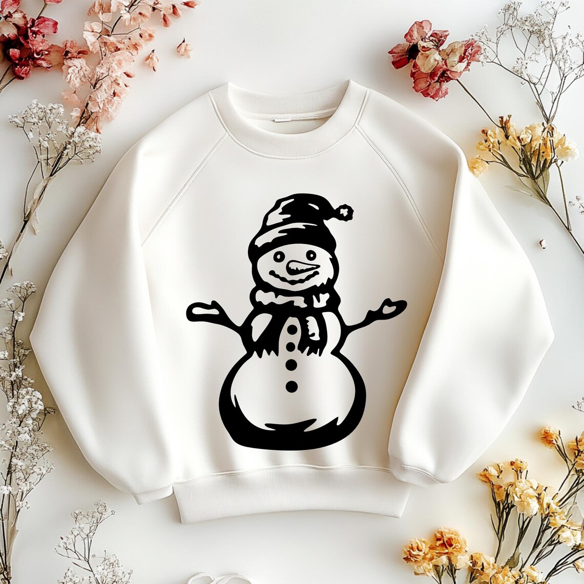 Snowman Svg for Silhouette & Cricut, Sablimation Design, Dxf for CNC ...