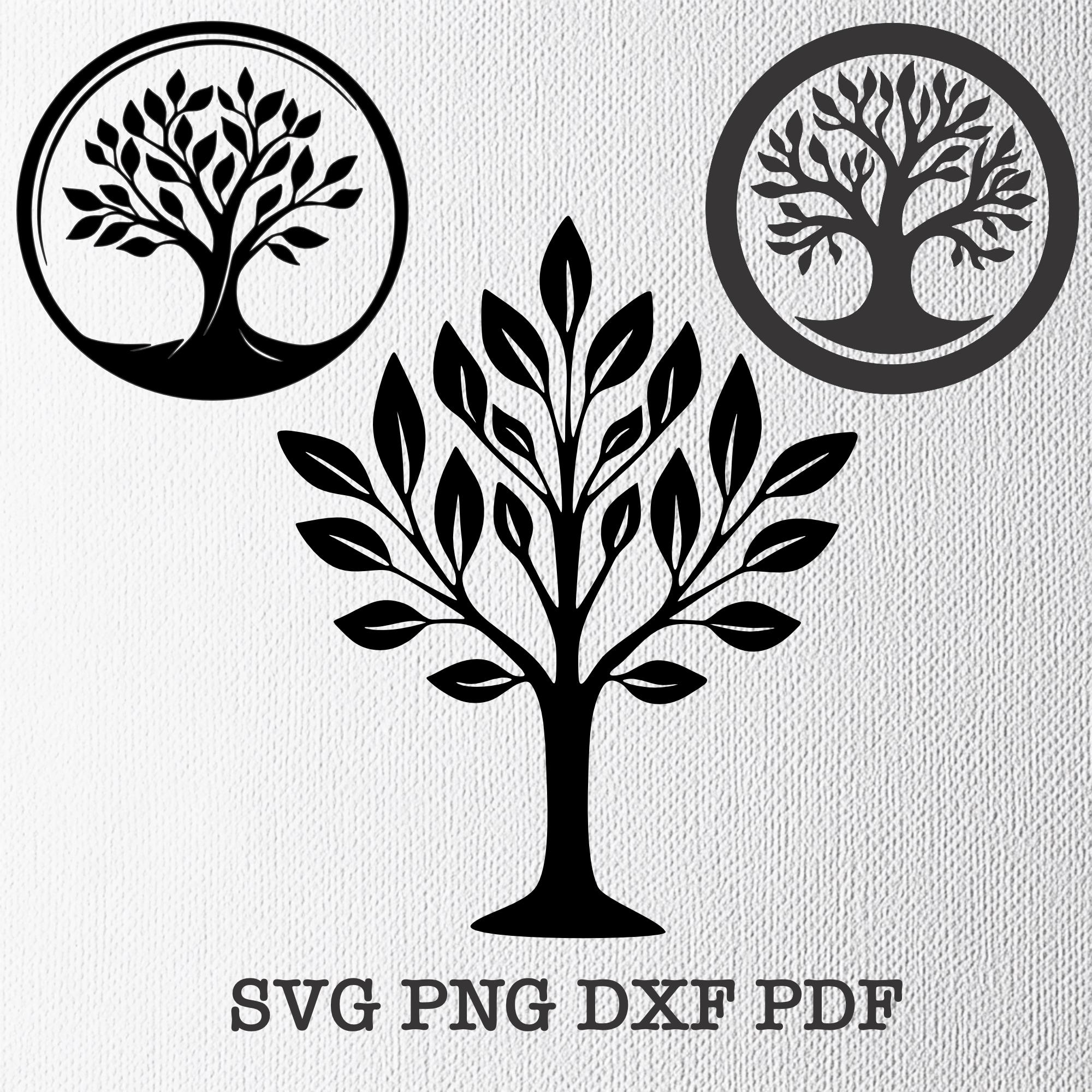 Family Tree Dxf for CNC, Laser and Plasma Cutting, Svg for Cricut ...
