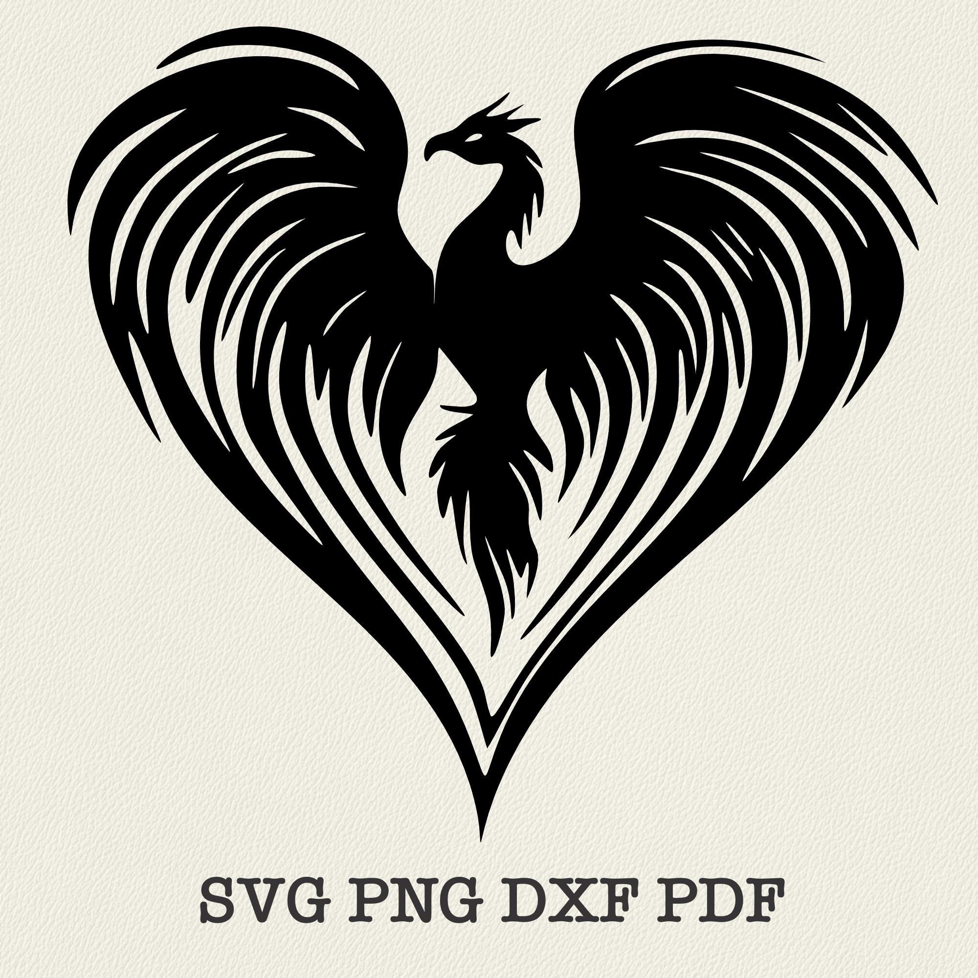 Pheasant DXF File for CNC and Laser Cutting SVG for Cricut and ...