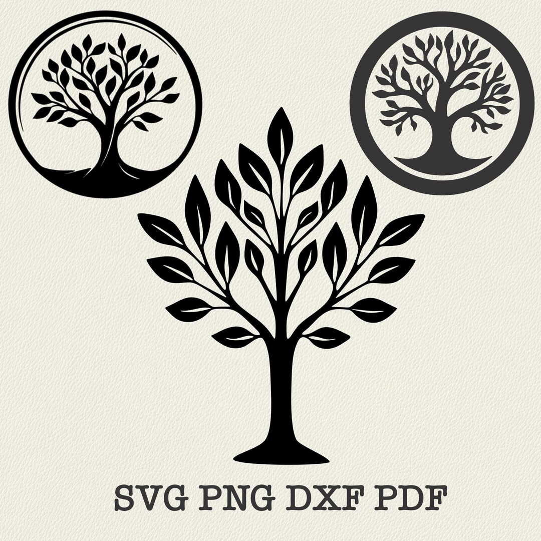 Family Tree Dxf for CNC, Laser and Plasma Cutting, Svg for Cricut ...