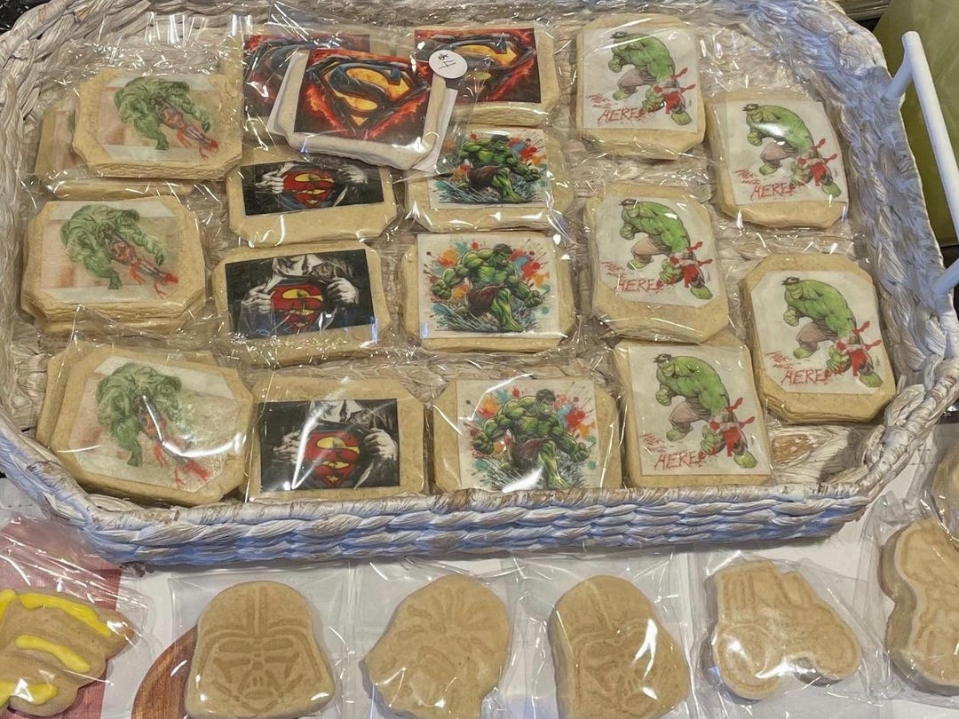 Digital Cookies (food Coloring & Wafer Paper) - Etsy