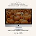 12 Seasonal Holiday Monthly Desktop Calendar 2025 | Digital Download ...