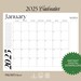 2025 Minimalist Printable Calendar | Digital Download | Modern ...