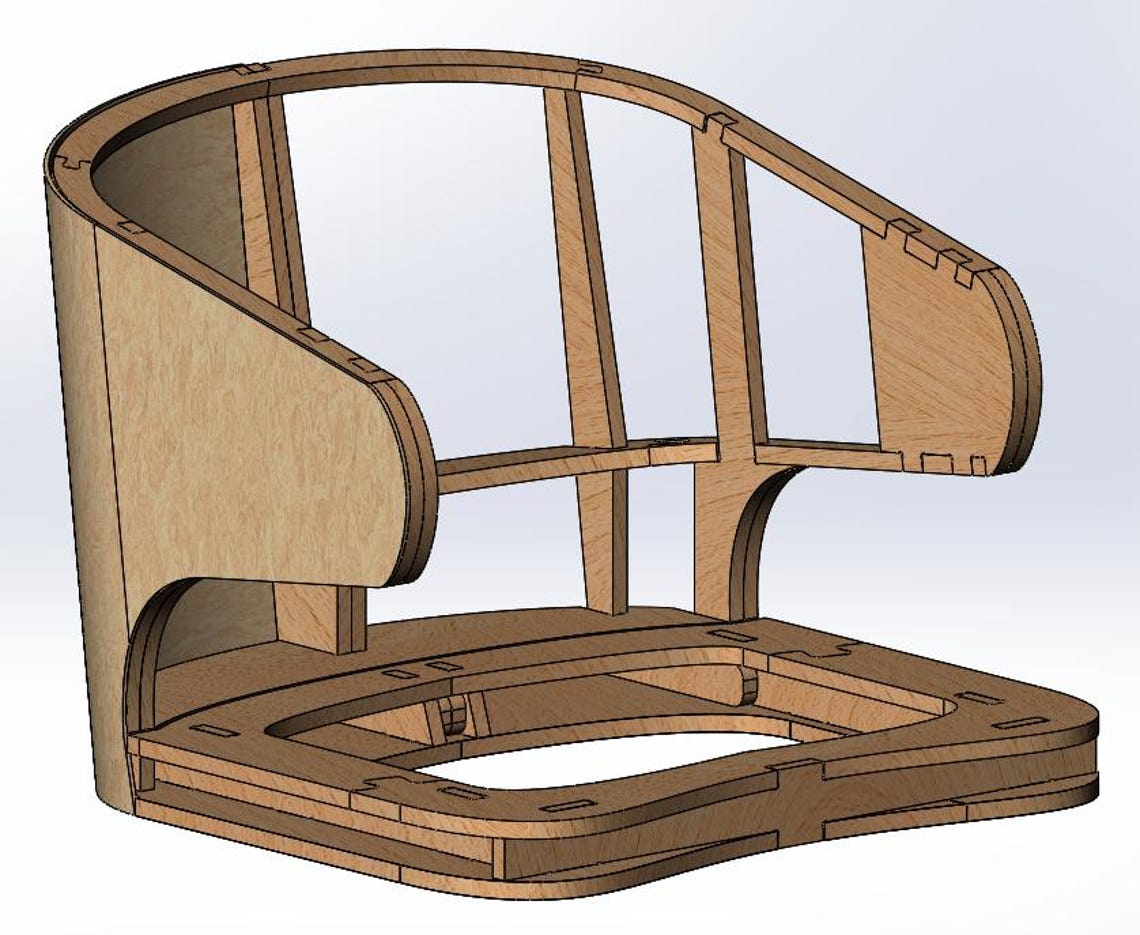 Chair Frame Plans for CNC - Etsy