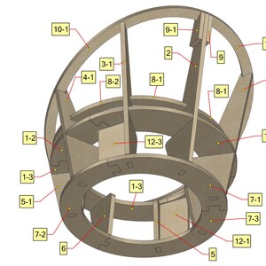 Chair 16. Chair Frame Plans for CNC. - Etsy
