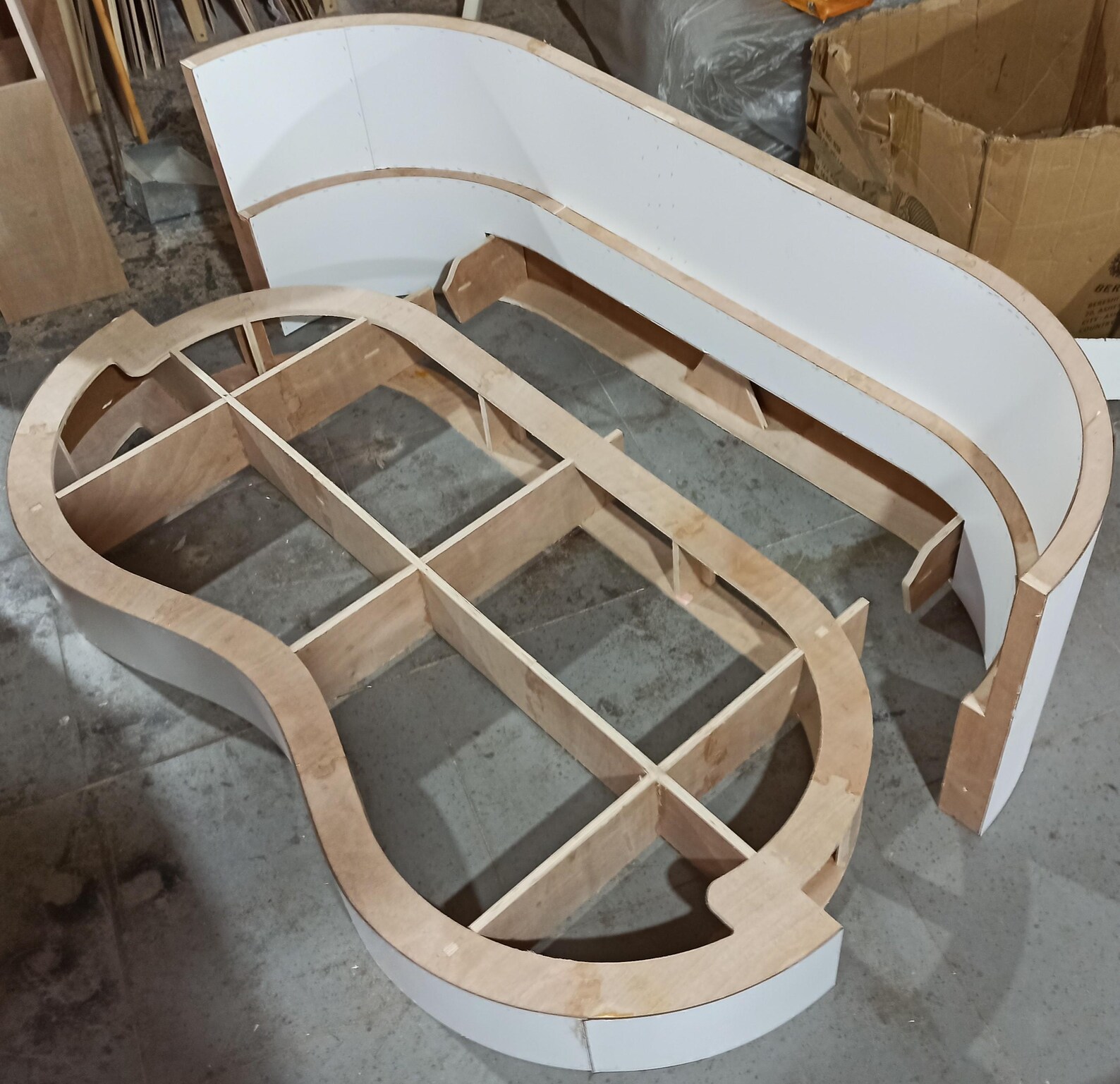 Sofa_round_b. Sofa Frame Design for CNC. Upholstered Furniture Frame ...