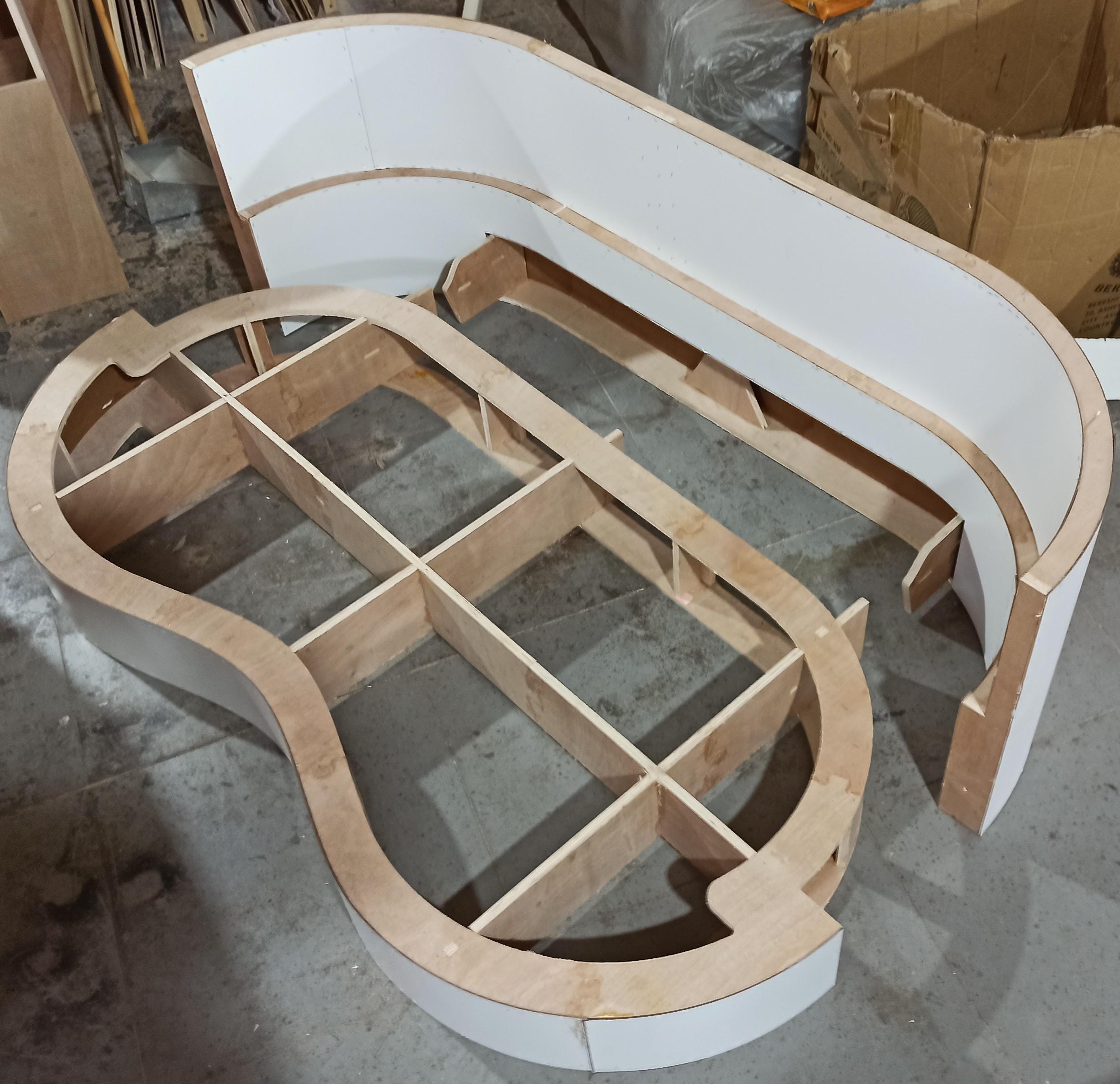 Sofa_round_b. Sofa Frame Design for CNC. Upholstered Furniture Frame ...