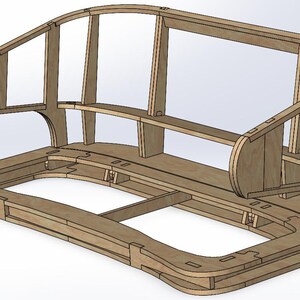 Sofa 22. Sofa Frame Design for CNC. Upholstered Furniture Frame Plans ...
