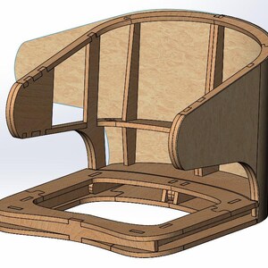 Chair Frame Plans for CNC - Etsy