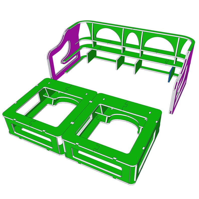 Sofa Frame Design for CNC. Upholstered Furniture Frame Plans. - Etsy