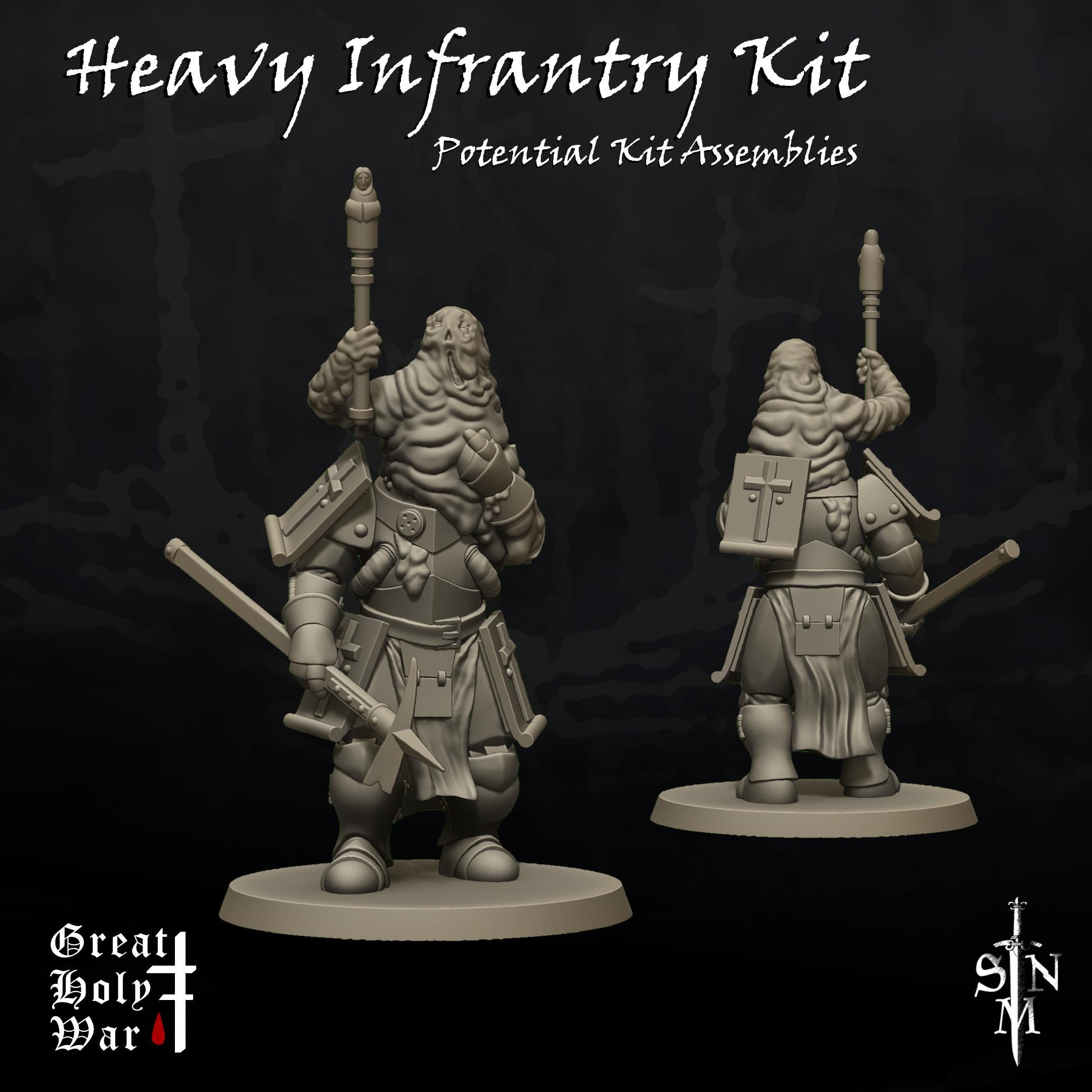 Trench Crusade Compatible Heavy Infantry Kit - Etsy