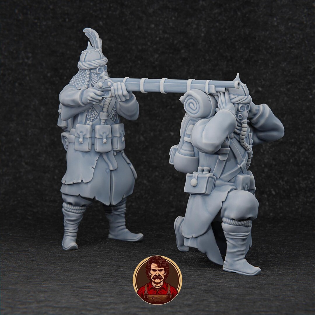 Trench Crusade Compatible the Iron Sultanate Siege Jezail Team / Sniper ...