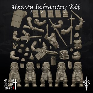 Trench Crusade Compatible Heavy Infantry Kit - Etsy