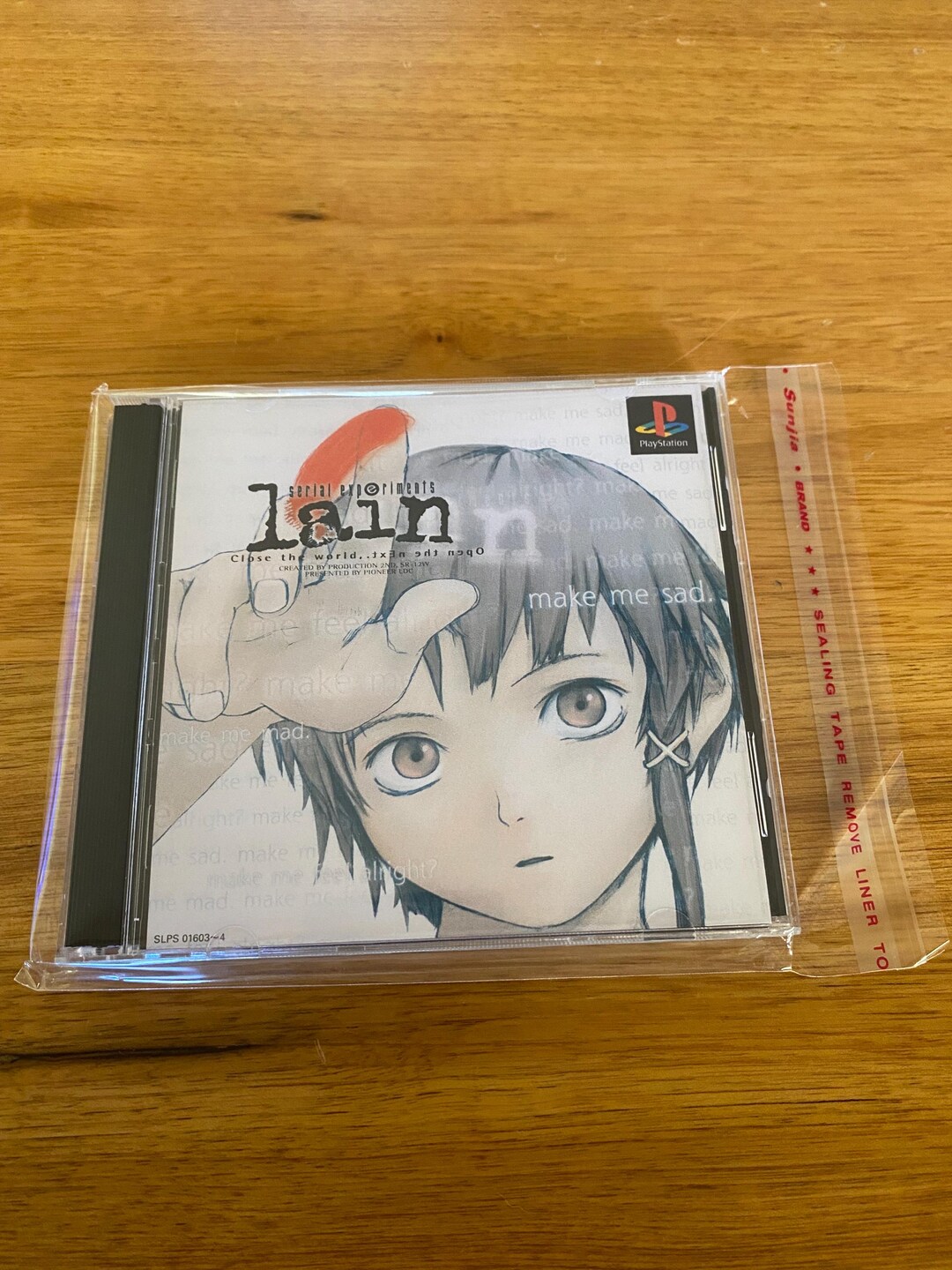 Lain Serial Experiments Custom Made Playstation 1 Game only for Modded ...