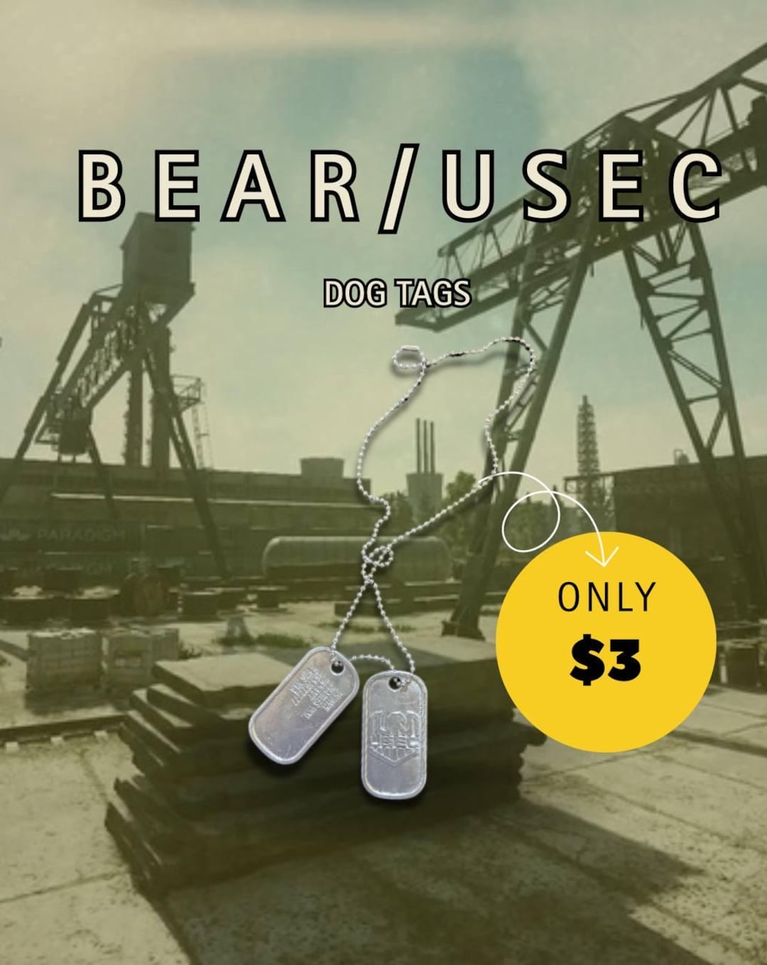BEAR/USEC Dogtags - Etsy