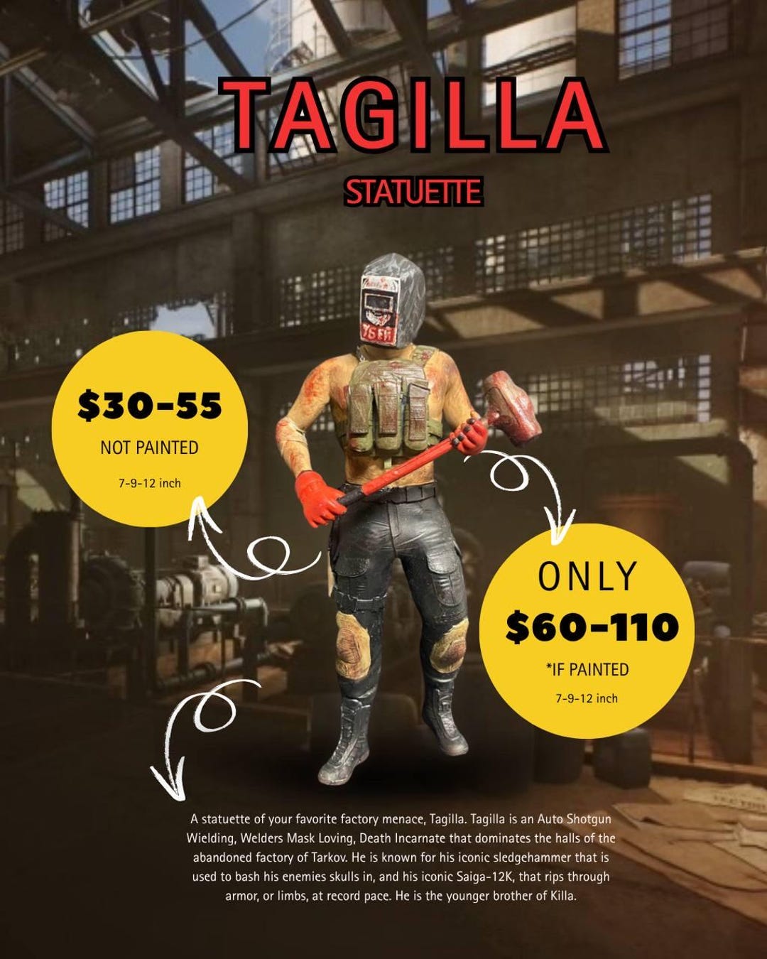 Tagilla Statuette - Etsy