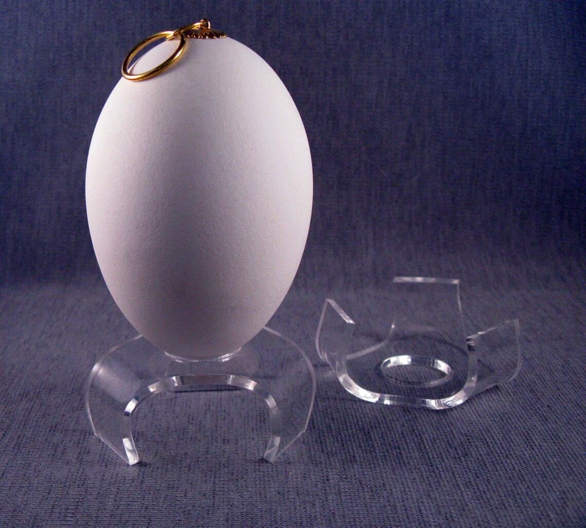 Large Acrylic Egg Stand in a Three Legged Reversible Shape - Etsy