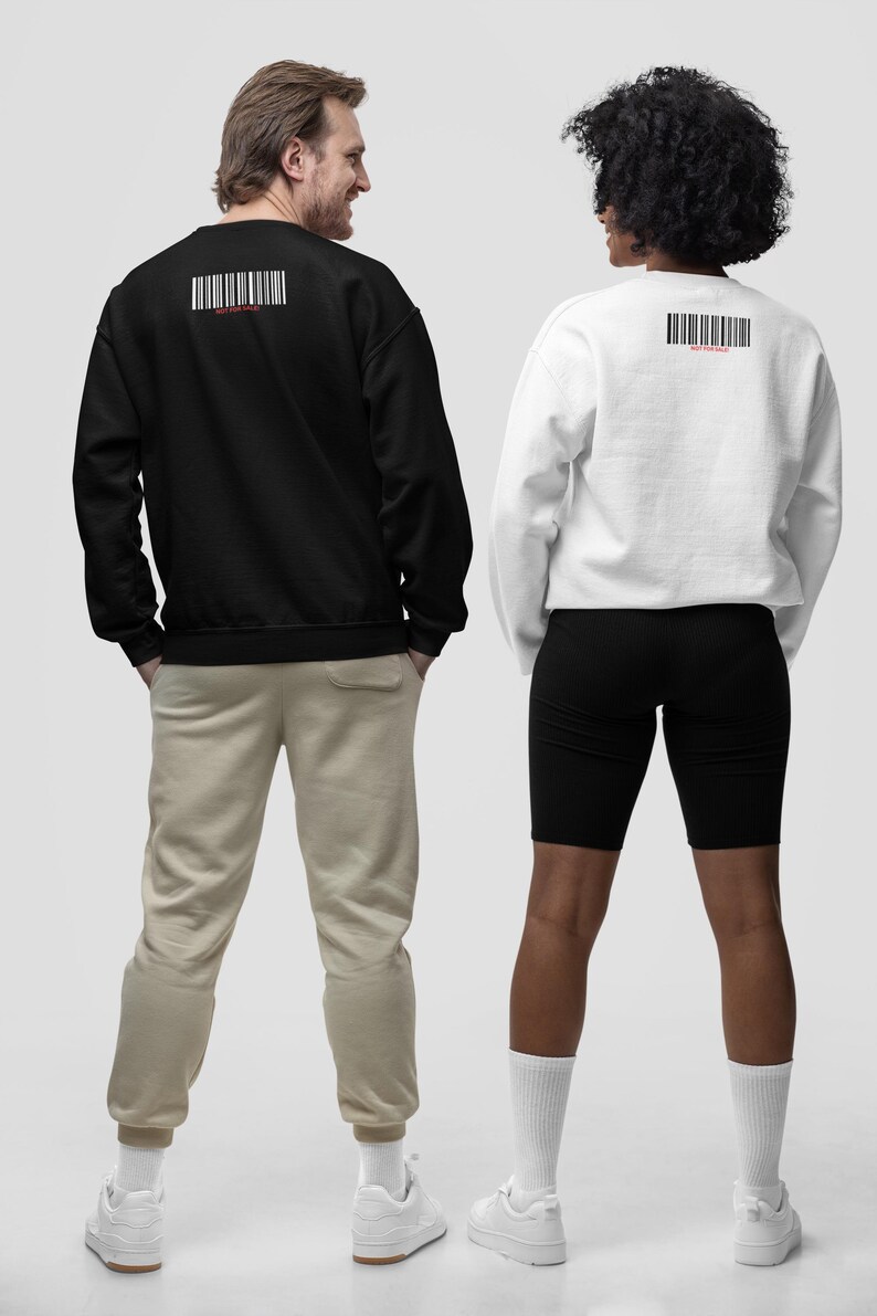 Barcode Design T-shirt, Not for Sale Tee, Minimalist Graphic Tee ...