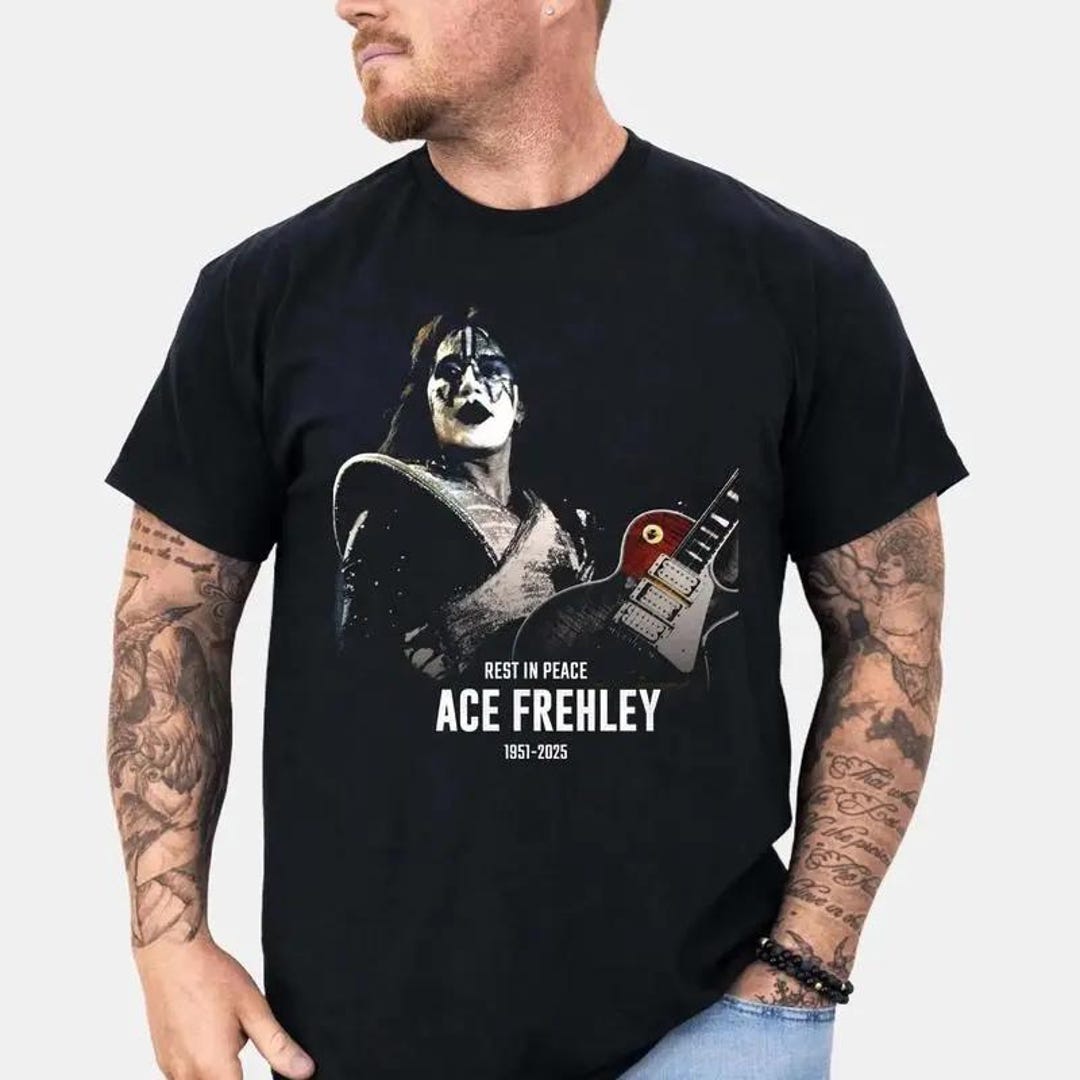 RIP Ace Frehley Shirt, Ace Frehley Shirt, Rock and Roll Legend Shirt ...