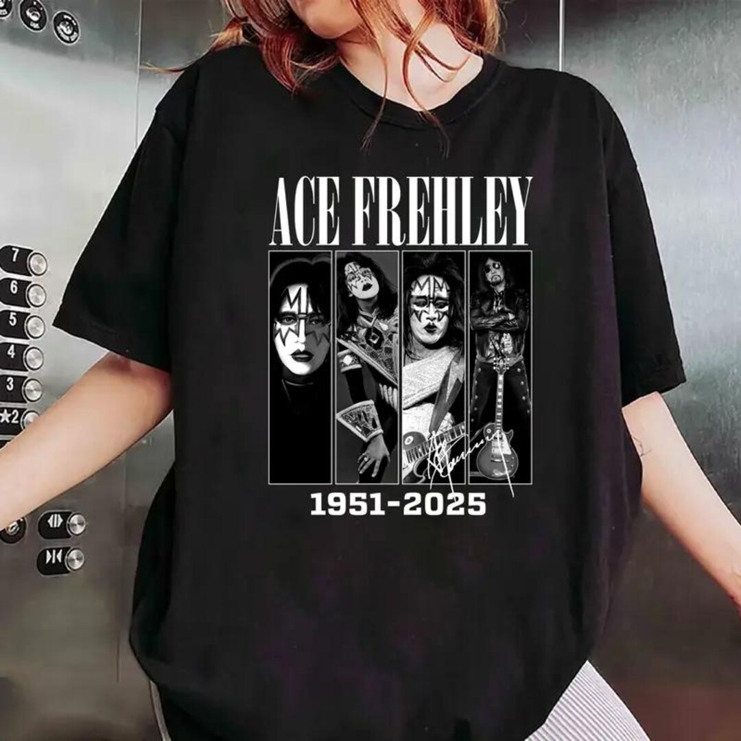 RIP Ace Frehley Shirt, Ace Frehley Shirt, Rock and Roll Legend Shirt ...