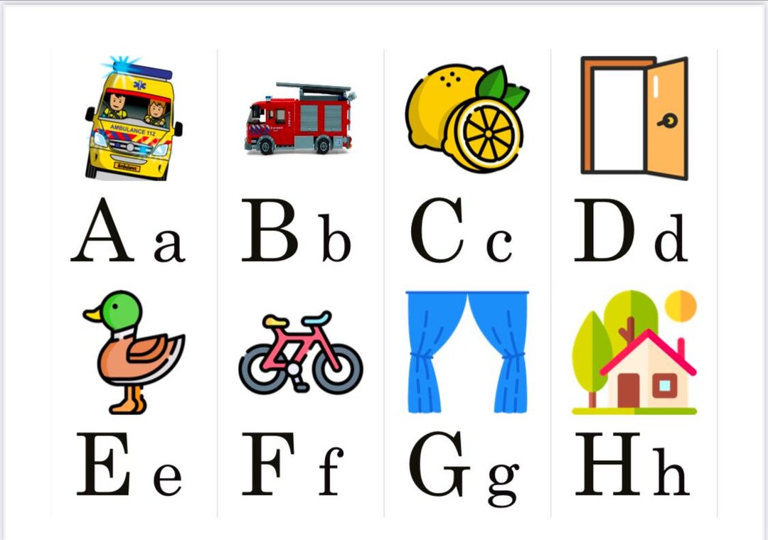 Dutch Practice Cards to Learn the Alphabet From A to Z, During the ...