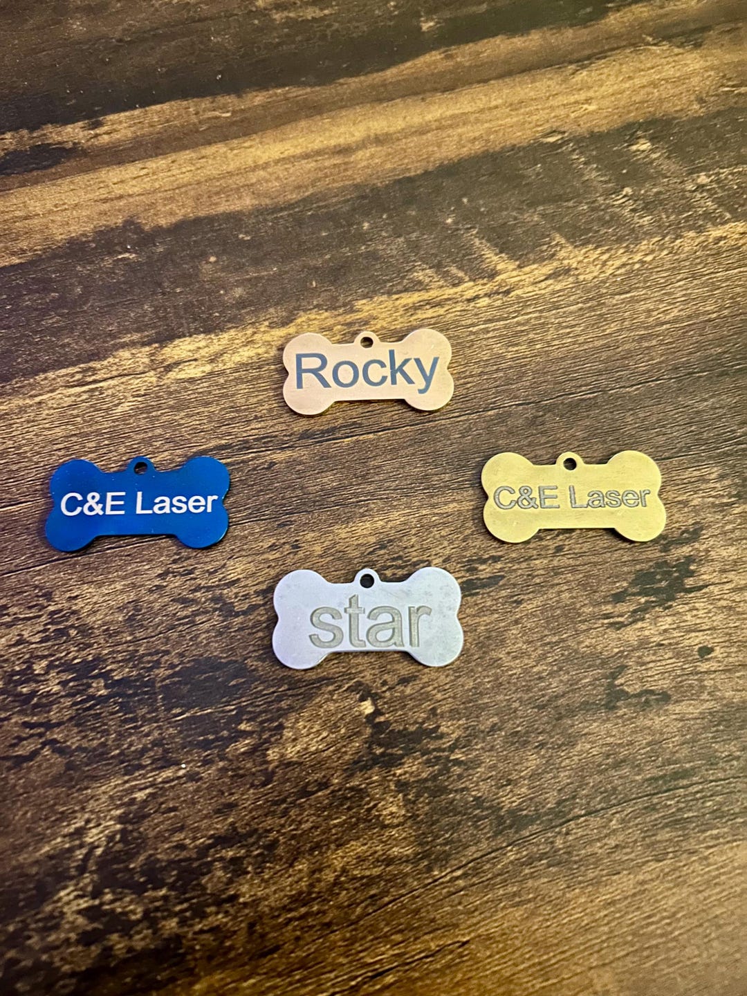 Custom Engraved Pet Tags for Dogs Personalized ID Tags for Cat ...