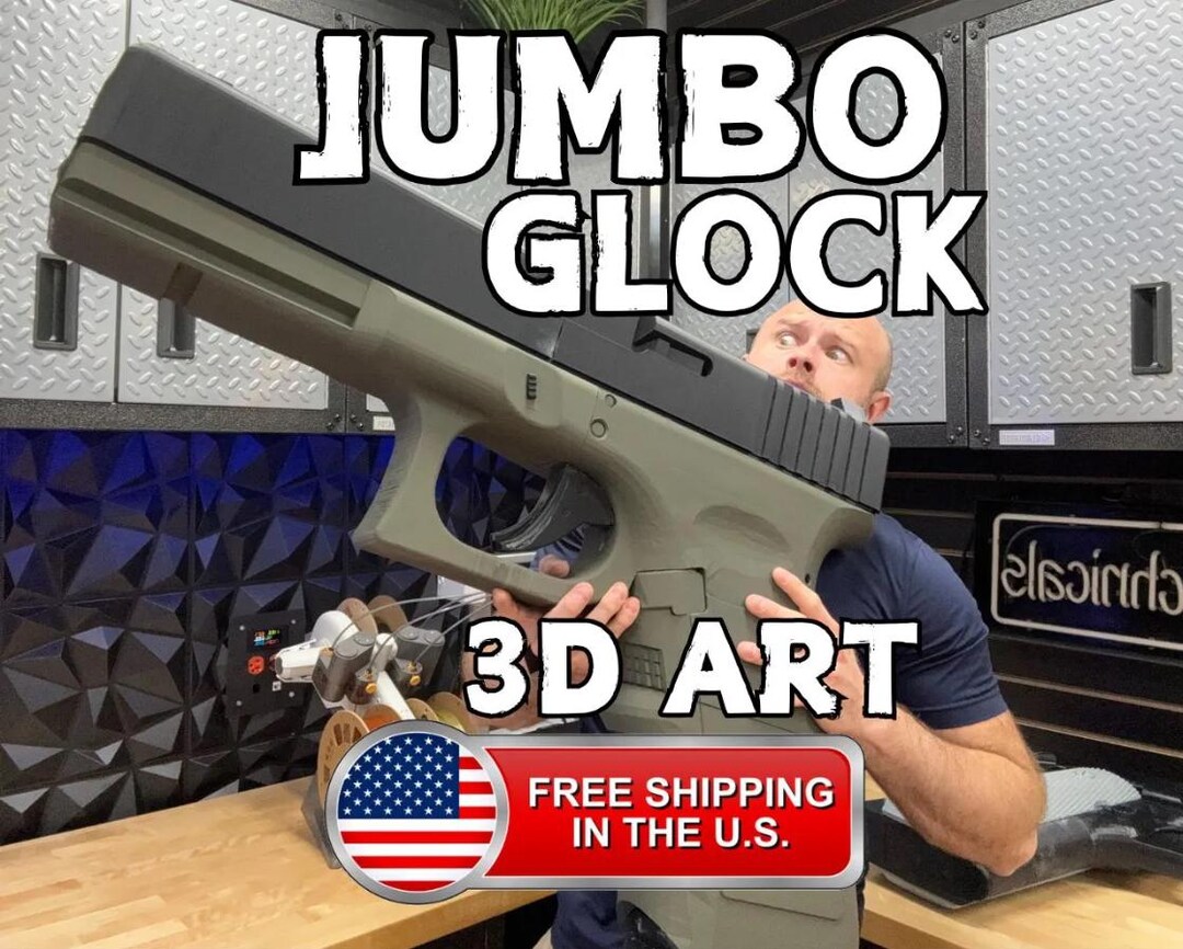 GIANT GLOCK 17 Wall Art, Movie/costume Prop, Promotional, Event ...