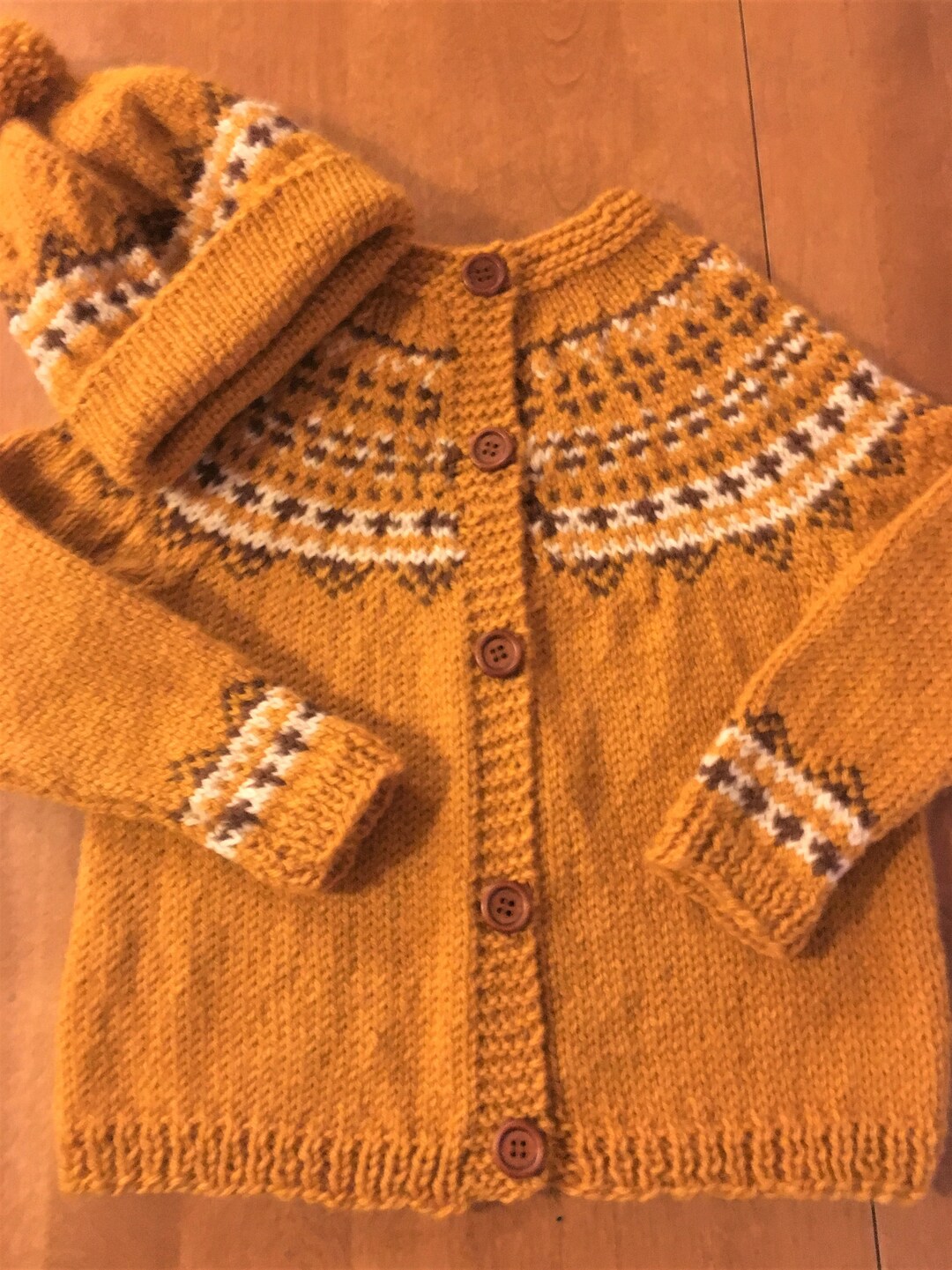 Fair Isle Sweater, Child Sweater Size 2, Girl Sweater Size 4, Cardigan ...