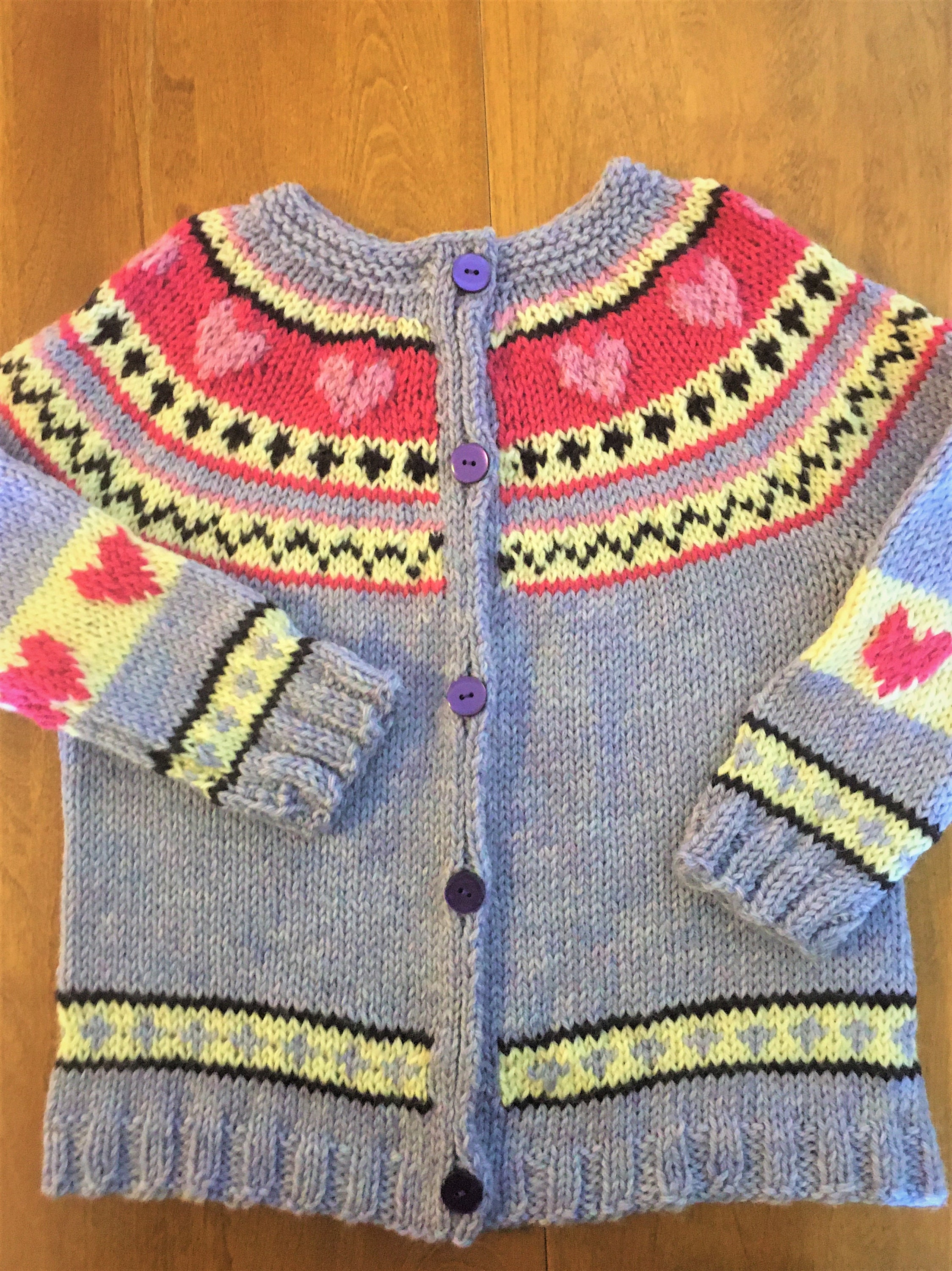 Fair Isle Sweater Child Sweater Size 2 Girl Sweater Size 4 - Etsy Canada