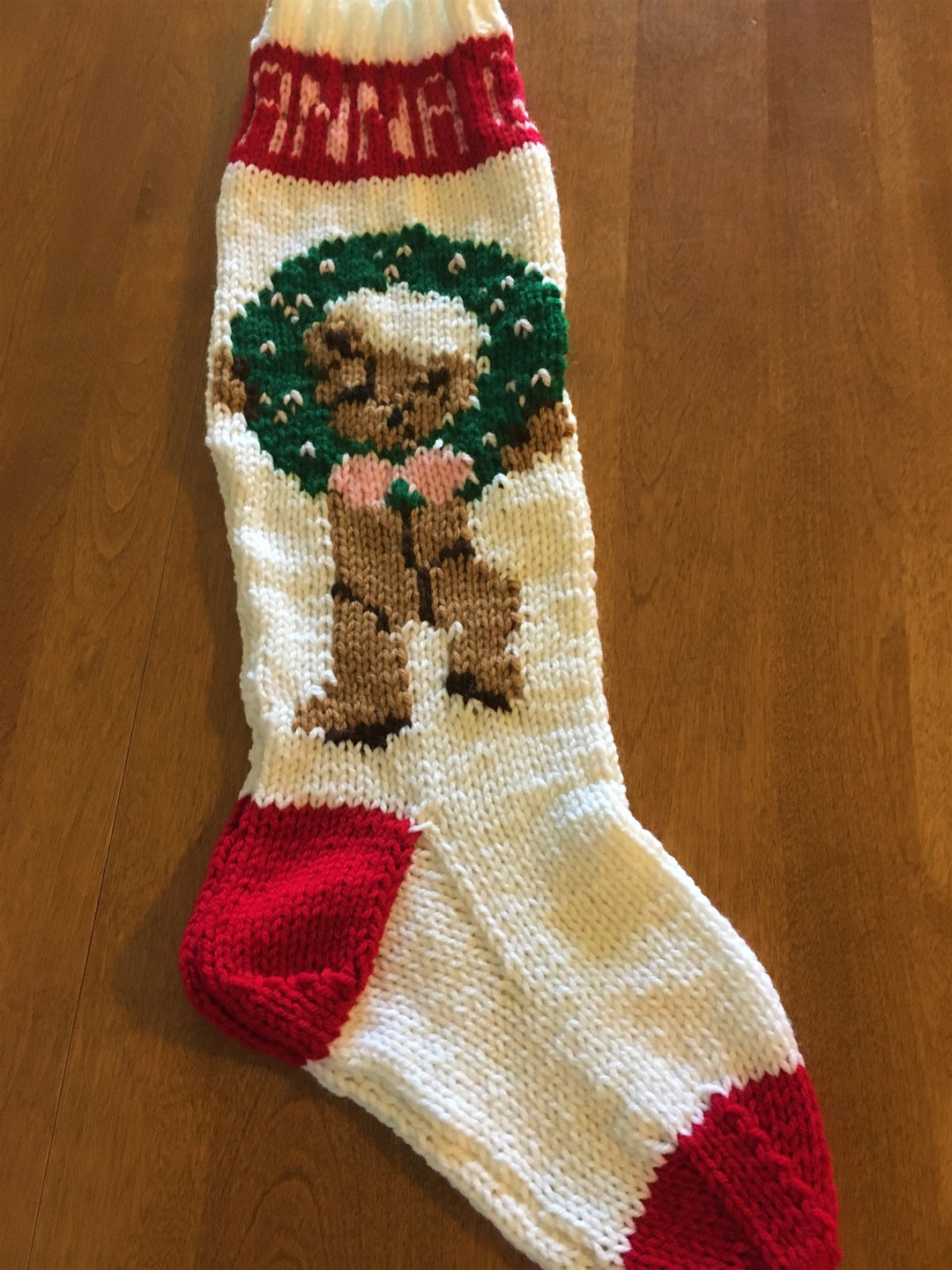 Teddy Bear Christmas Stocking. Christmas Stocking, Personalized ...