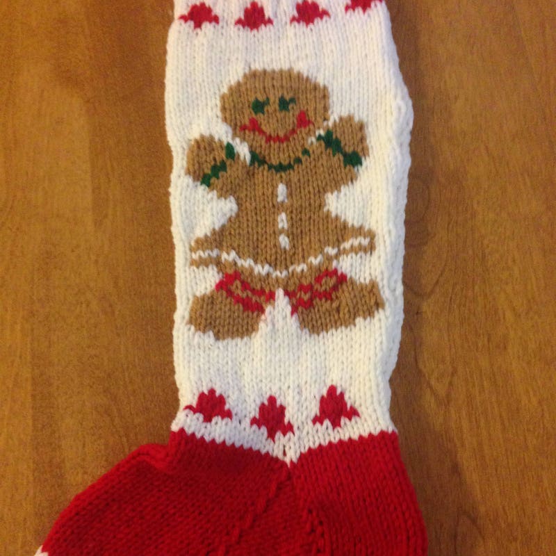 Gingerbread Stocking - Etsy