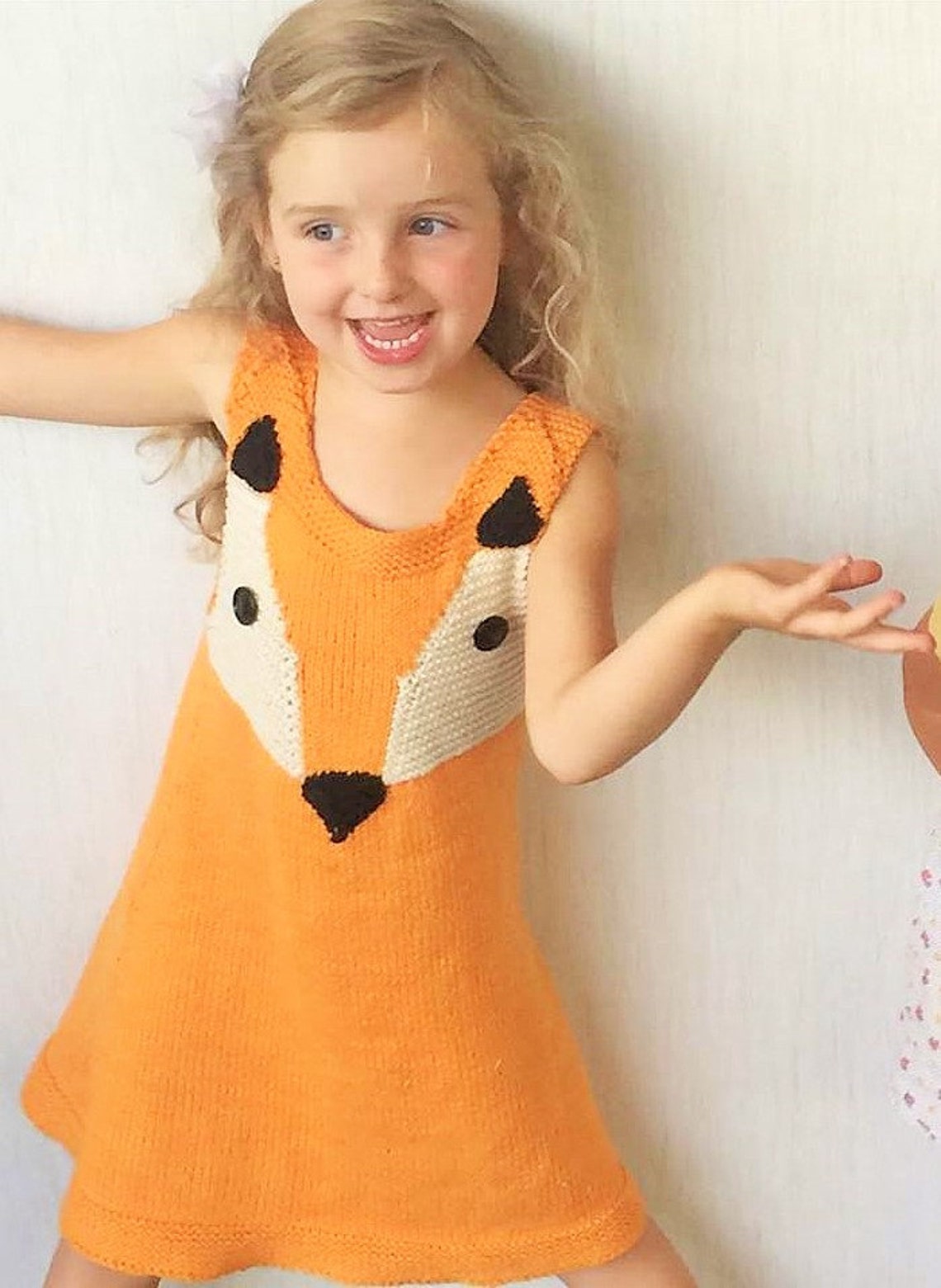 Fox Knit Dress Fox Dress Size 2 Dress Size 4 Tunic Dress - Etsy