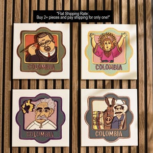 Juan Valdez Art Tile: Colombian Coffee Souvenir, Home Decor - Etsy
