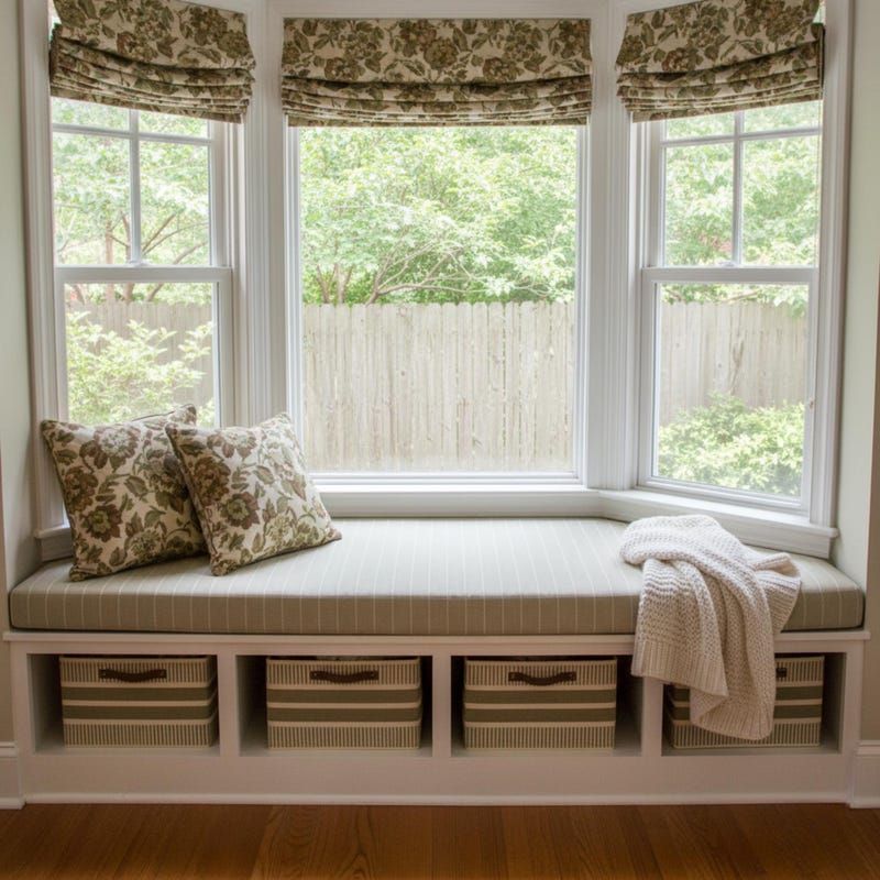 Custom Bay Window Shades - Etsy