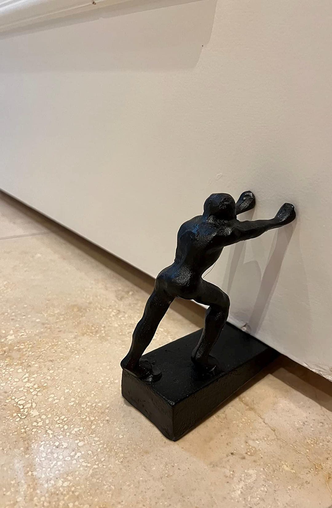 Cast Iron Strong Man Door Stop: Rustic Home Decor (5.1 X 6.1 Inches) - Etsy