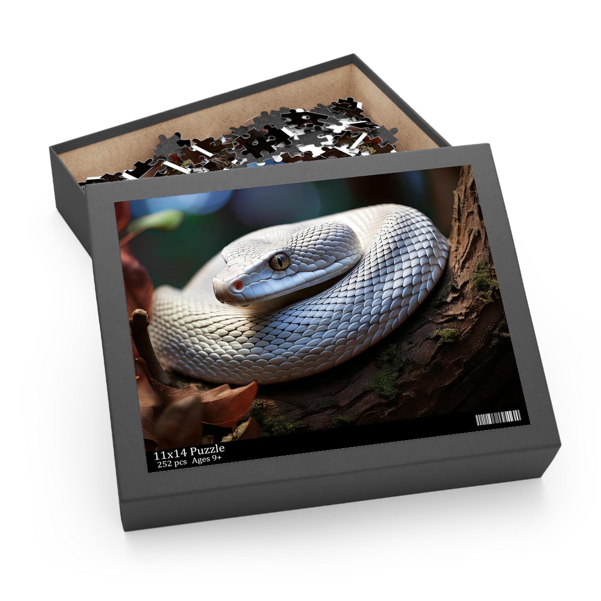 Snake Puzzle 120, 252, 500-Piece Japanese Year of the Snake Wall Decor ...