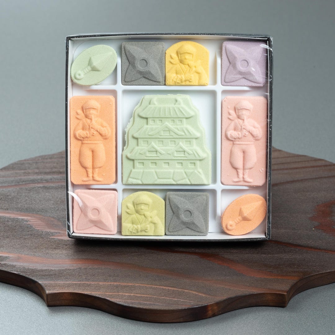Baikodo Kagawa Higashi Wasanbon Dry Confectionery: "ninja Wasanbou ...