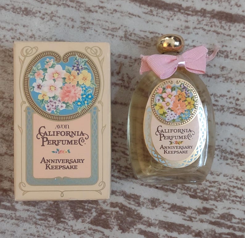 Avon California Perfume Anniversary Keepsake - Etsy