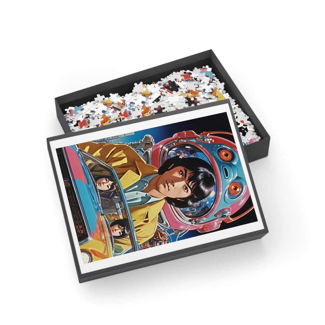 Japanese 1970s Manga Animation Pachi Kaiju Vs. City Jigsaw Puzzle 96 ...